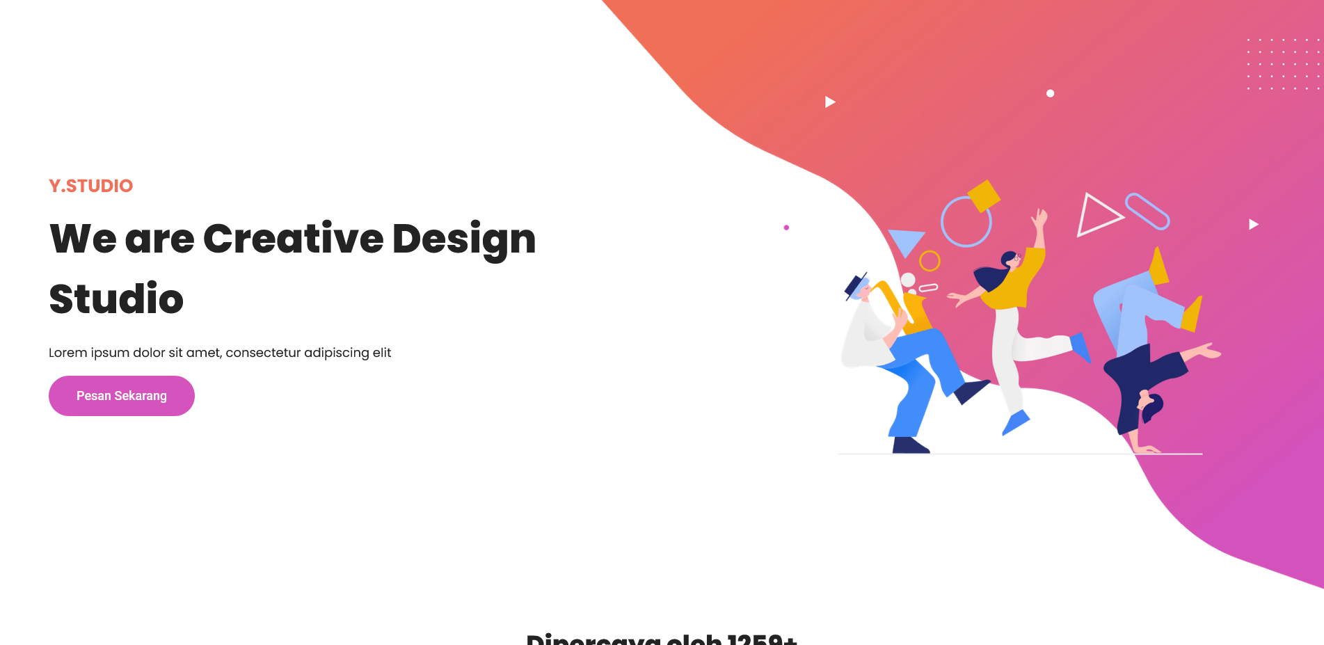 Demo Landing Page – Contoh desain landing page berbagai jenis usaha