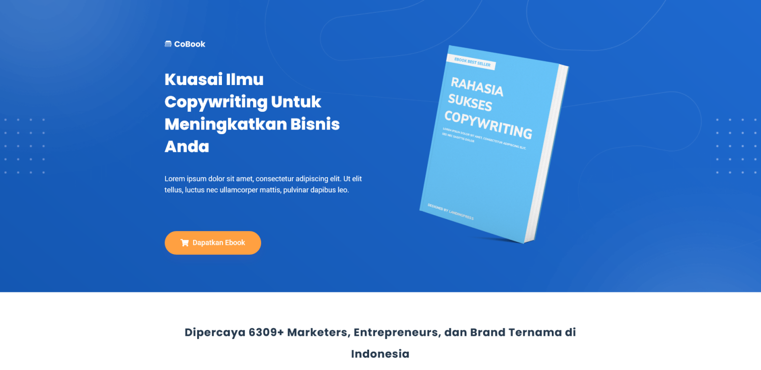 Demo Landing Page – Contoh desain landing page berbagai jenis usaha