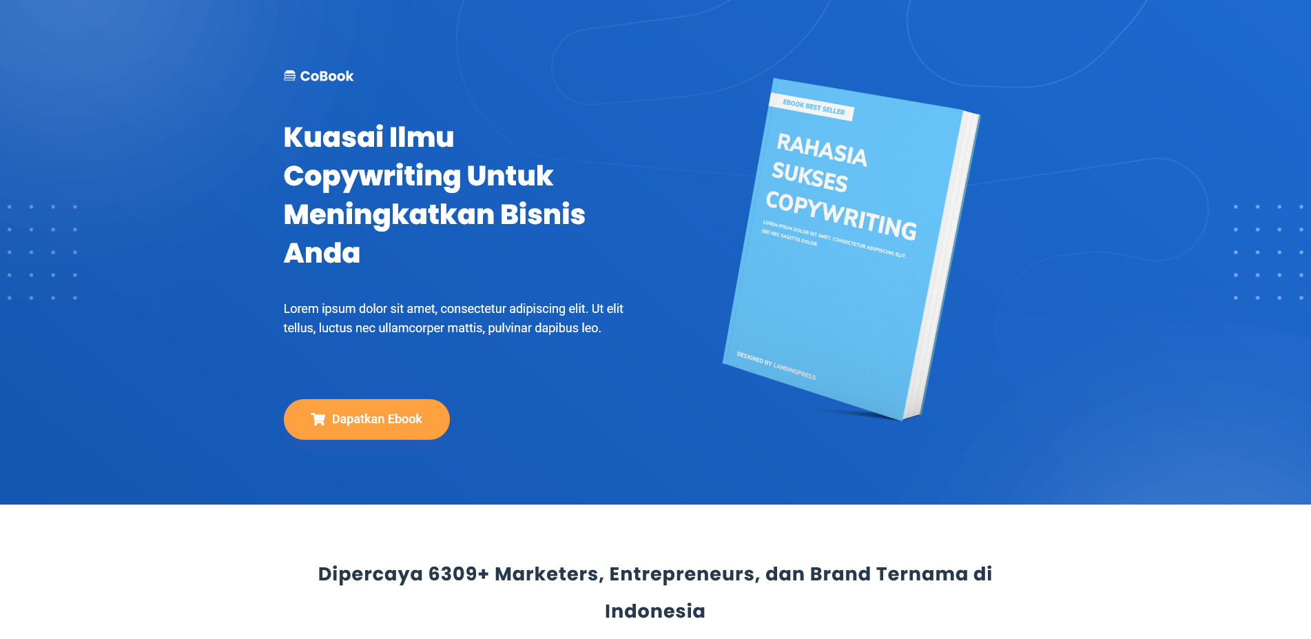 Demo Landing Page – Contoh desain landing page berbagai jenis usaha